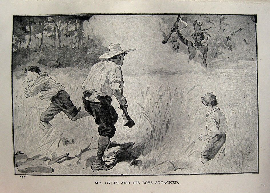 INDIAN WAR HORRORS TORTURE Iroquois Seminole Wyandott Pawnee Kickapoo ...