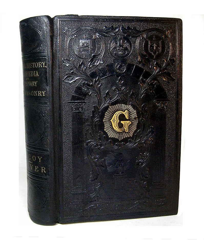 1874 Antique FREEMASONRY Guide MASONIC Book KNIGHTS TEMPLAR Occult ...