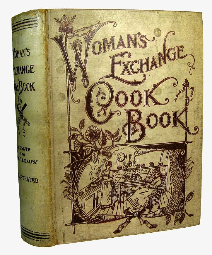 Antique Cookbook Victorian Cooking 1901 Recipes Kitchen Chef Cookery ...