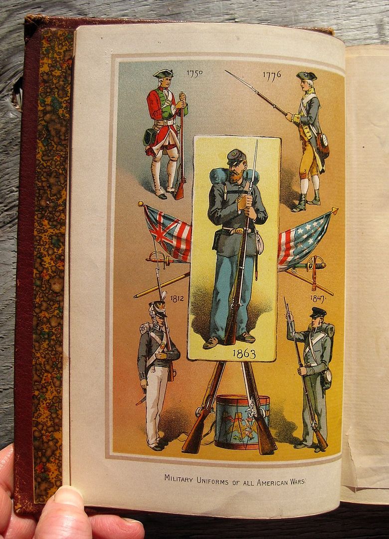 1887 AMERICAN VOLUNTEER SOLDIER REVOLUTIONARY 1812 CIVIL WAR MILITARY ...