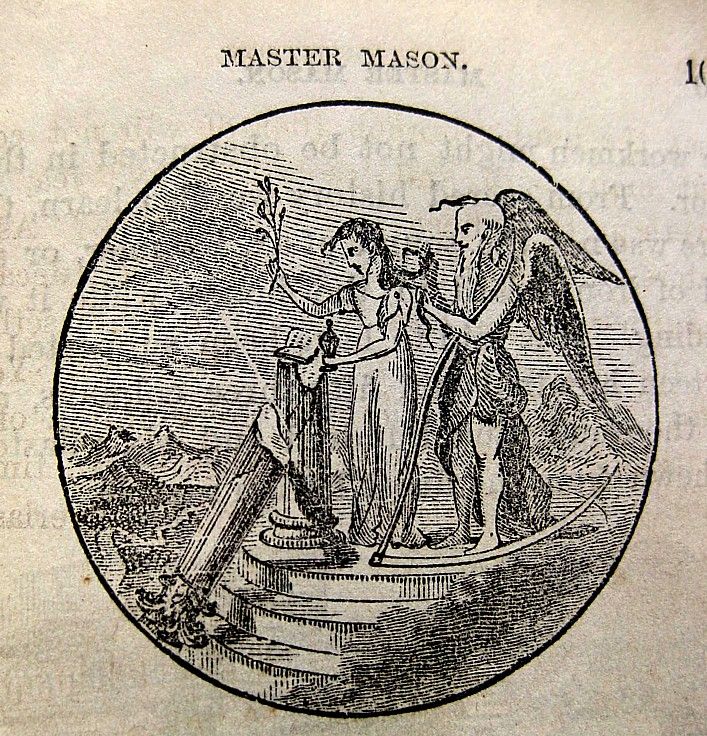 1868 FREEMASONRY SECRET RITUALS Masonic KNIGHTS TEMPLAR Antique OCCULT ...