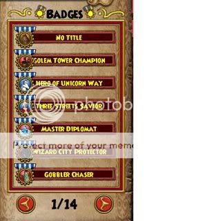 Wizard 101 Badges - see post 19 for pictures | The DIS Disney ...