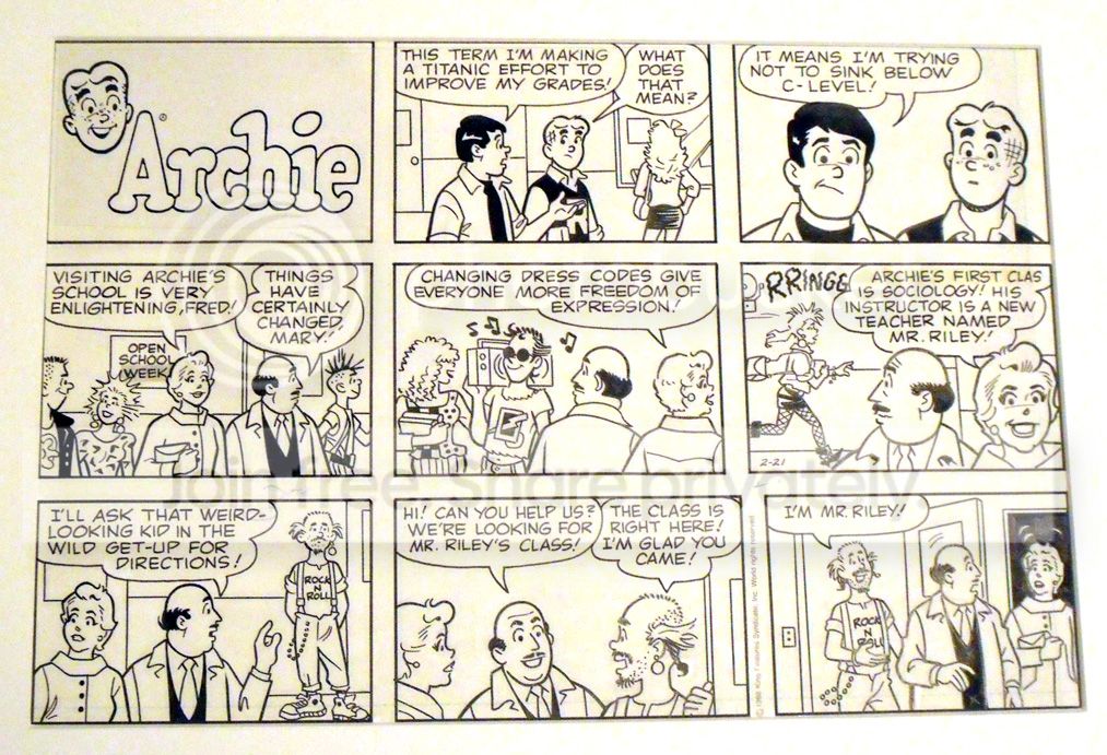 Original Art Collection - Archie, Millie the Model, Blondie and more ...