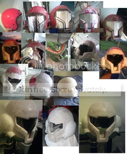 Samus helmet I made a few years ago. First attempt ever at making a ...